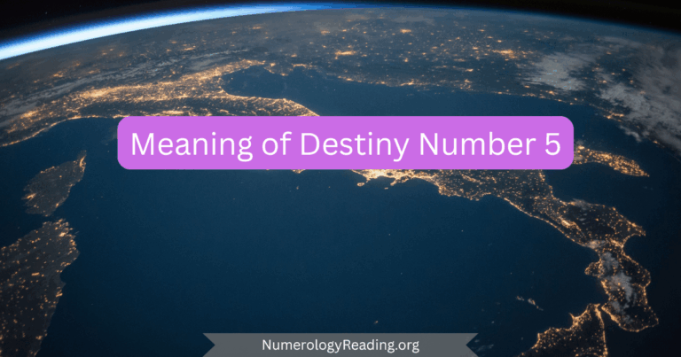 Meaning of Destiny Number 5 - NumerologyReading.org